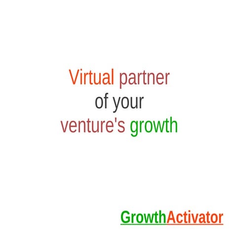 Growth activator - Services for growing start ups to access govt ...