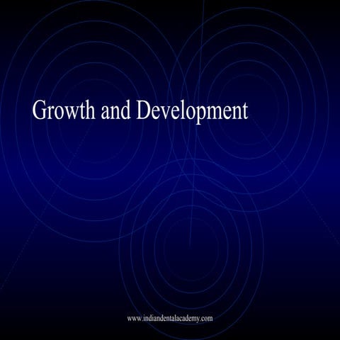 Growth and development | PPT