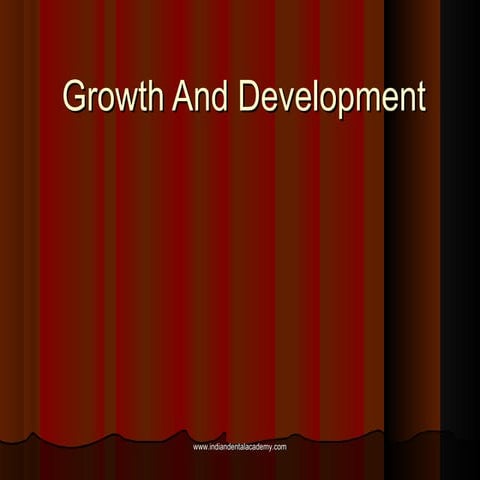 Growth and development | PPT