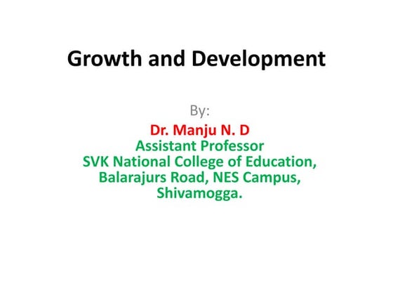 Human Development: Meaning, Concepts and Approaches | PPTX | Parenting ...