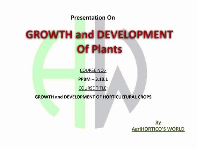 Growth Expressions & Laws of Plant Growth.pptx