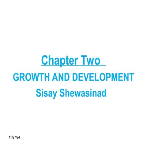 growth and development .ppt for primary health care provider | PPT