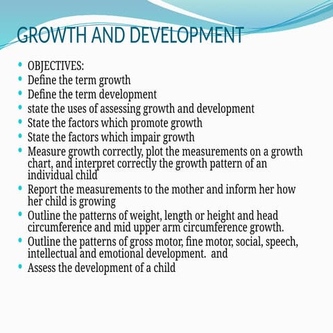 Growth monitoring | PPTX