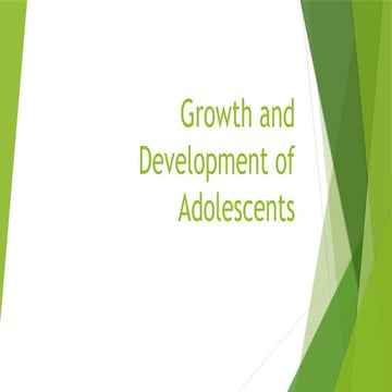 Growth and Development of Adolescents.pptx