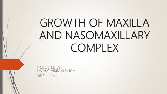 Development & Growth of Maxilla | PPT