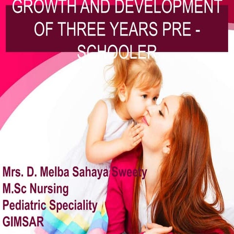 Growth and development of three year preschooler | PPT