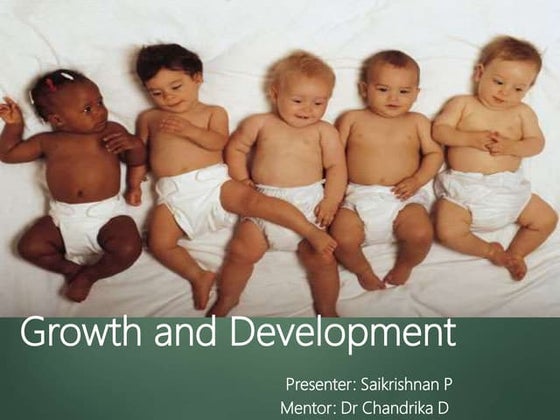 Child growth & development guide | PPT