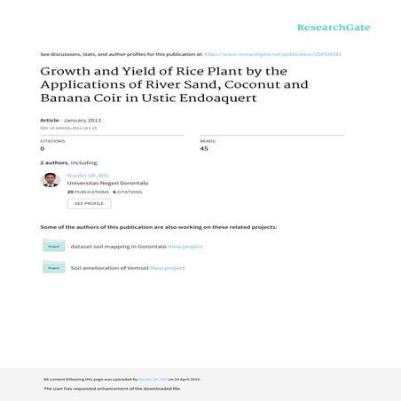 Manipulating cropping systems to improve soil fertility | PPT
