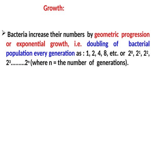 Bacterial growth : Diauxic growth,Synchronous growth and continuous ...