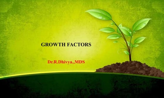 Growth factors | PPT