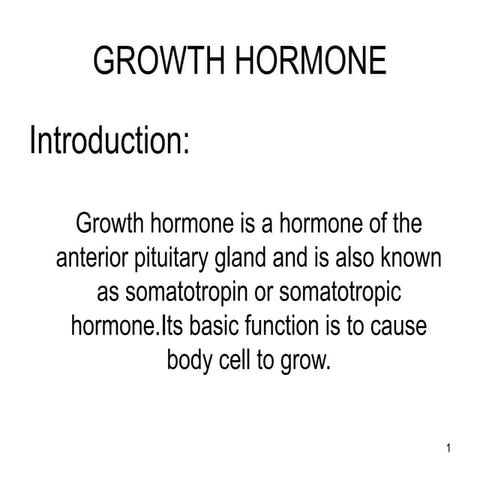 Hormones and its classification | PDF
