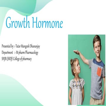Growth Hormone | PPT