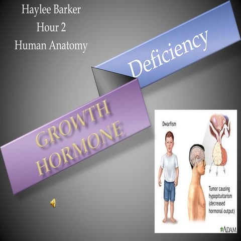 Growth hormone presentation human anatomy | PPTX