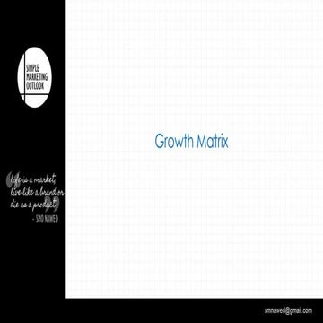 Growth matrix | PPT