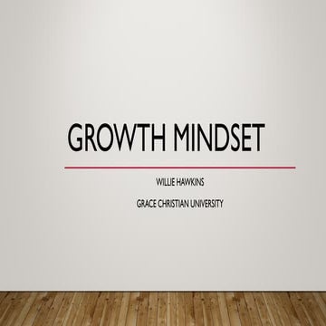 Growth mindset | PPT