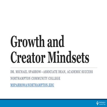 Growth mindset student presentation | PPTX