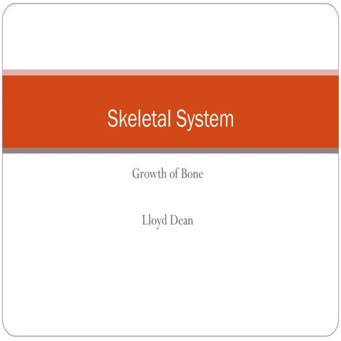 Growth of bone | PPT