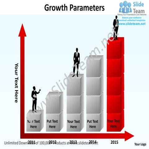 Growth parameters powerpoint templates 0712 | PPT