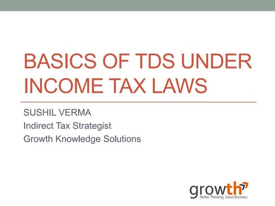 TDS (Tax Deducted at Source) | PDF