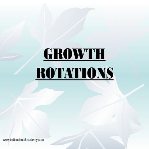 Growth rotations. | PPT | Endocrine and Metabolic Diseases | Diseases ...