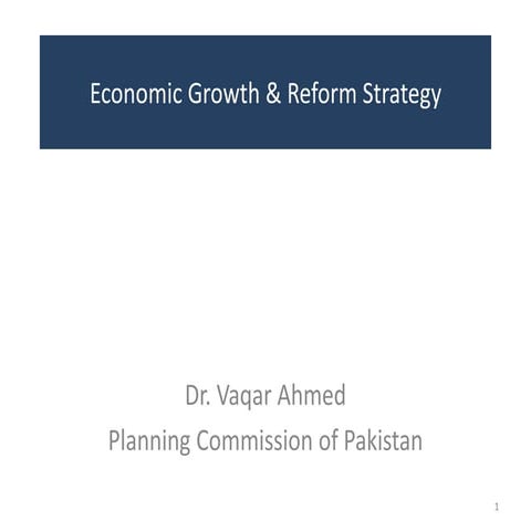 New Economic Growth and Reform Strategy | PPTX | Political Issues ...