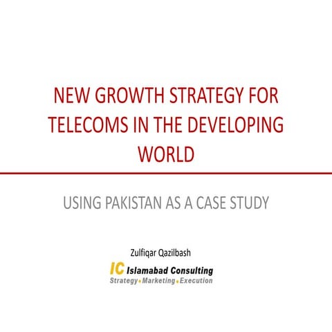 Growth strategy for telecoms in emerging markets | PPT