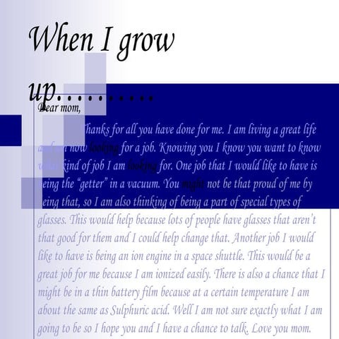Grow Up | PPT