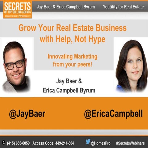 Grow Your Real Estate Business with Help, Not Hype (Youtility) - Jay ...