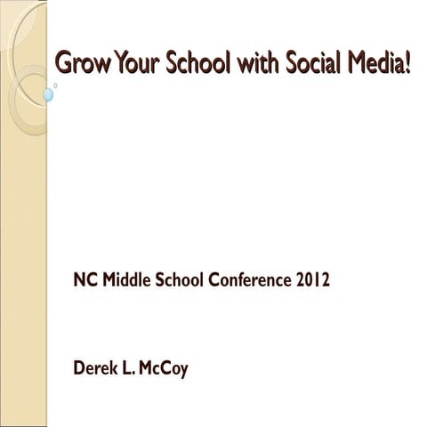 Grow your school with social media! | PPT