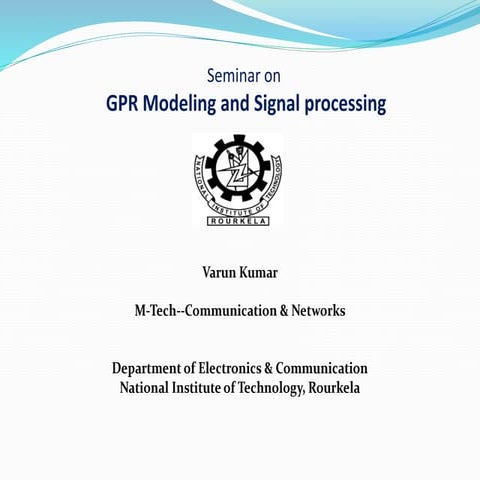Ground Penetrating Radar | PPTX