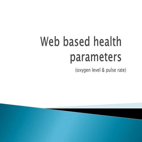 e-health SPO2 | PPT