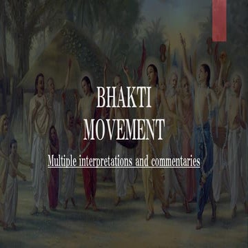 Grp 2 ppt - BHAKTI MOVEMENT history project | PDF