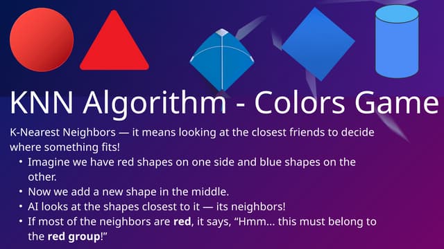 Understanding KNN Algorithm Basics & working | PPT Understanding KNN Algorithm Basics & working | PPT