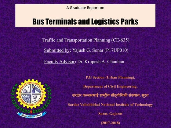 Standards for bus terminals | PPT