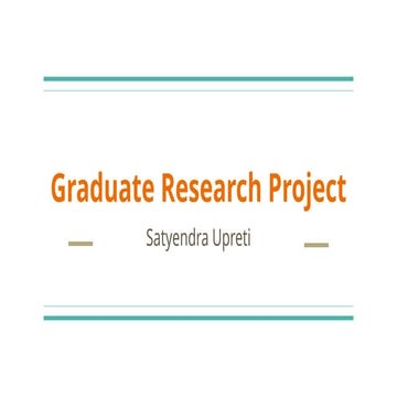 Graduate Research Project Content for Masters | PPTX