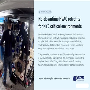 HVAC Retrofit in New York Without Downtime: Engineering Planning Guide ...