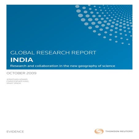 Global Research Report of India by Thomson Reuters | PDF | Geography ...