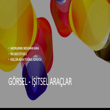 GÖRSEL - İŞİTSEL ARAÇLAR.pptx