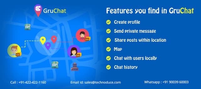 Location based chat app - GruChat | PPT Location based chat app - GruChat | PPT