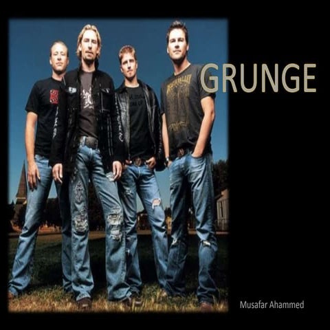 Grunge subculture | PPTX