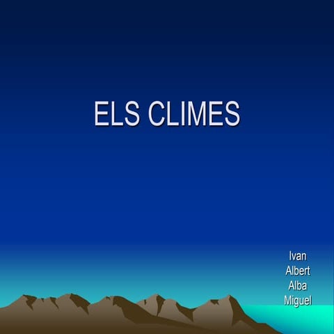 Grup 1 climes | PPT