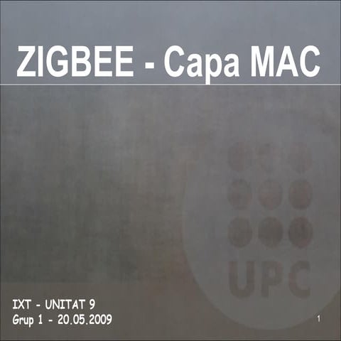Zigbee | PPT