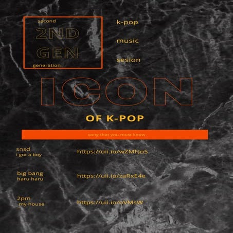 K-pop 2nd Generation Icons | PDF