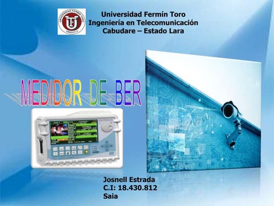 BER y MER | PPT