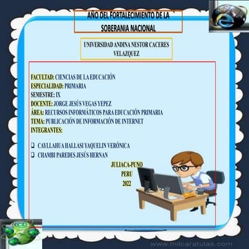 GRUPO 6 RECURSOS INFORMATICOS.pptx | Internet | Computing