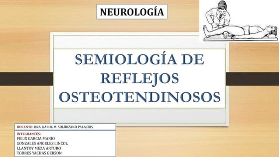 Valoración de los Reflejos | PPT