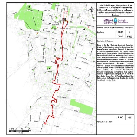 Calles de la ciudad de Santa Fe, argentina | PDF
