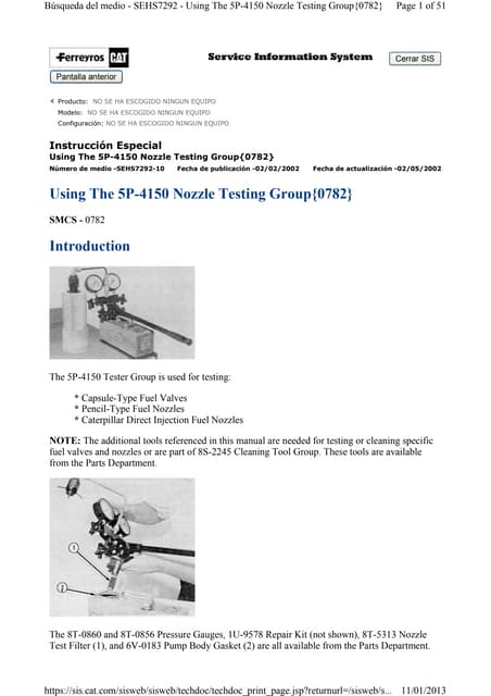 Injector trim file install smcs-1290-591 i02636276 | PDF