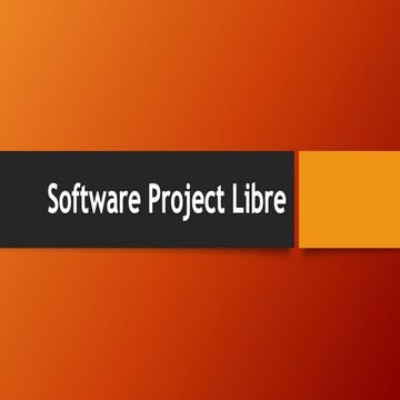 Grupo No. 1 - Project Libre.pptx