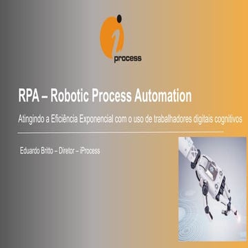 Apresentação Conceitual de RPA com Automation Anywhere | PDF